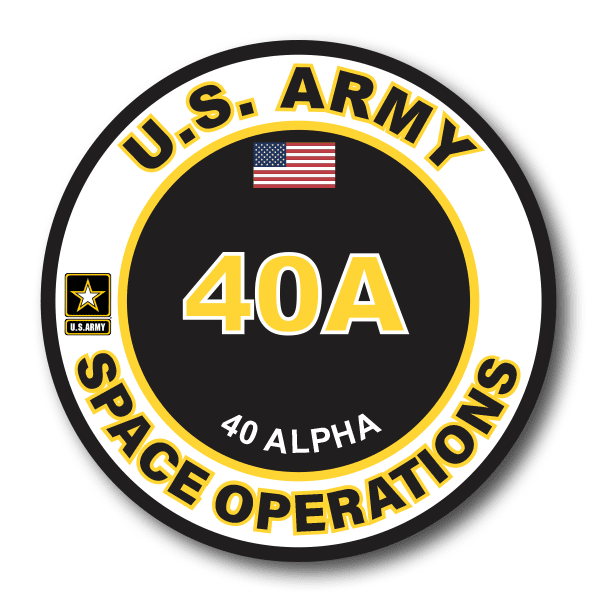 US Army 40A Space Operations MOS Decal