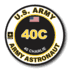 US Army 40C Army Astronaut MOS Decal