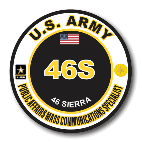 US Army 46S Public Affairs Mass Communications Specialist MOS Decal