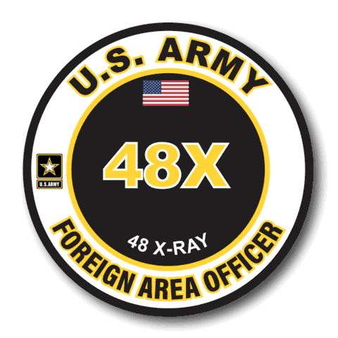US Army 48X Foreign Area Officer MOS Decal