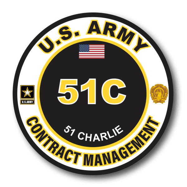 US Army 51C Contract Management MOS Decal