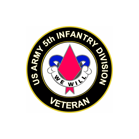 US Army 5th Infantry Unit Crest Veteran Sticker Decal - US Army ...