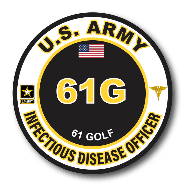 US Army 61G Infectious Disease Officer MOS Decal