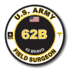 US Army 62B Field Surgeon MOS Decal