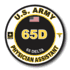 US Army 65D Physician Assistant MOS Decal