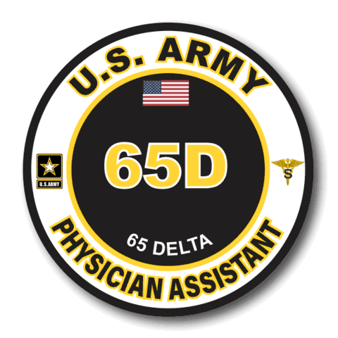 US Army 65D Physician Assistant MOS Decal