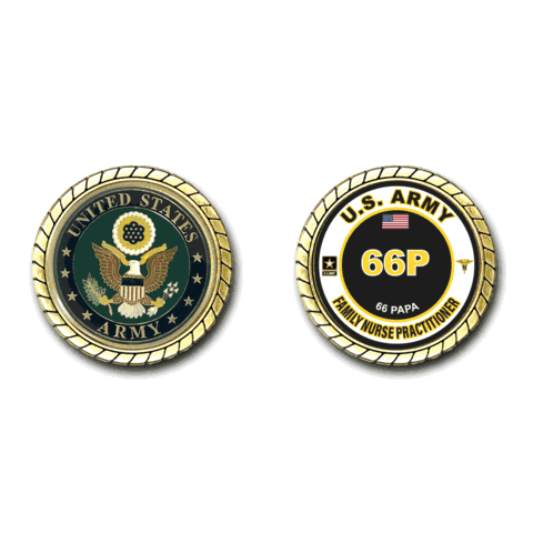 US Army 66P Family Nurse Practitioner MOS Challenge Coin - US Army ...