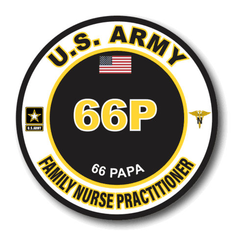 US Army 66P Family Nurse Practitioner MOS Decal