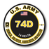US Army 74D Chemical, Biological, Radiological and Nuclear MOS Decal