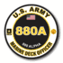 US Army 880A Marine Deck Officer MOS Decal