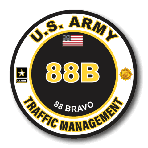 US Army 88B Traffic Management MOS Decal