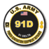 US Army 91D Power Generation Equipment Repairer MOS Decal