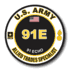 US Army 91E Allied Trades Specialist MOS Decal