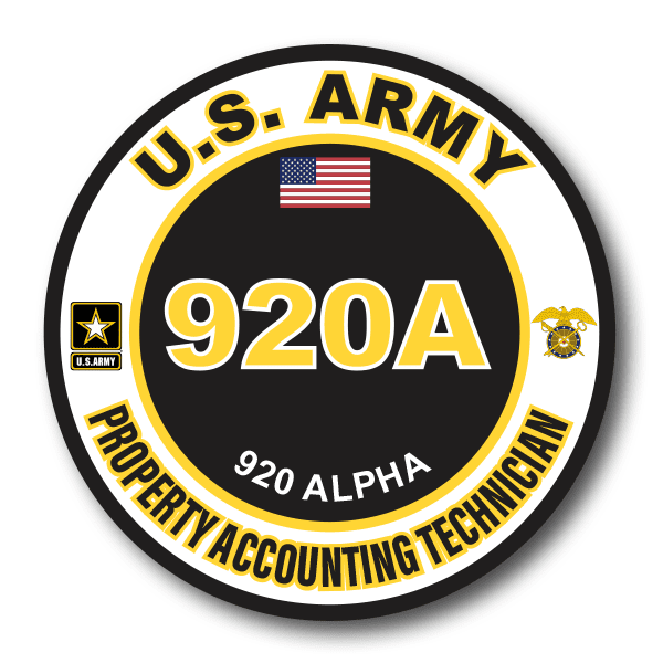 US Army 920A Property Accounting Technician MOS Decal