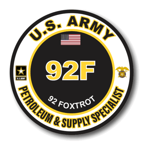 US Army 92F Petroleum & Supply Specialist MOS Decal