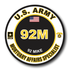 US Army 92M Mortuary Affairs Specialist MOS Decal