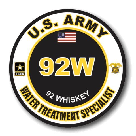 US Army 92W Water Treatment Specialist MOS Decal