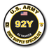 US Army 92Y Unit Supply Specialist MOS Decal