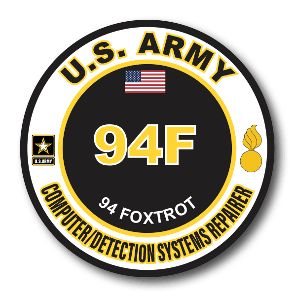 US Army 94F Computer/Detection Systems Repairer MOS Decal