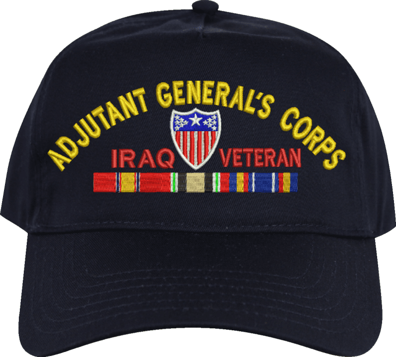 US Army Adjutant General's Corps Iraq Veteran Embroidered Cap - US Army ...