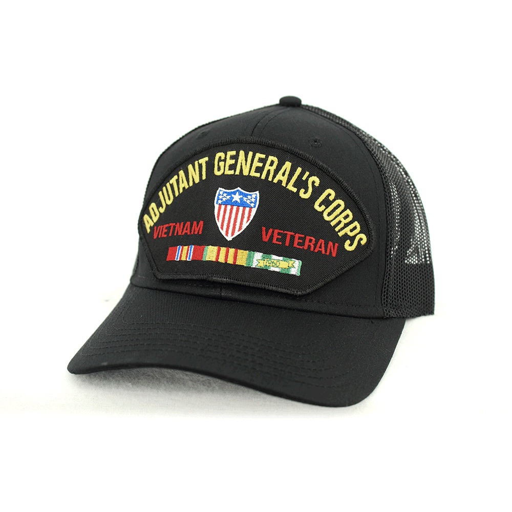 US Army Adjutant Generals Corps Vietnam Veteran Mesh Cap - US Army ...