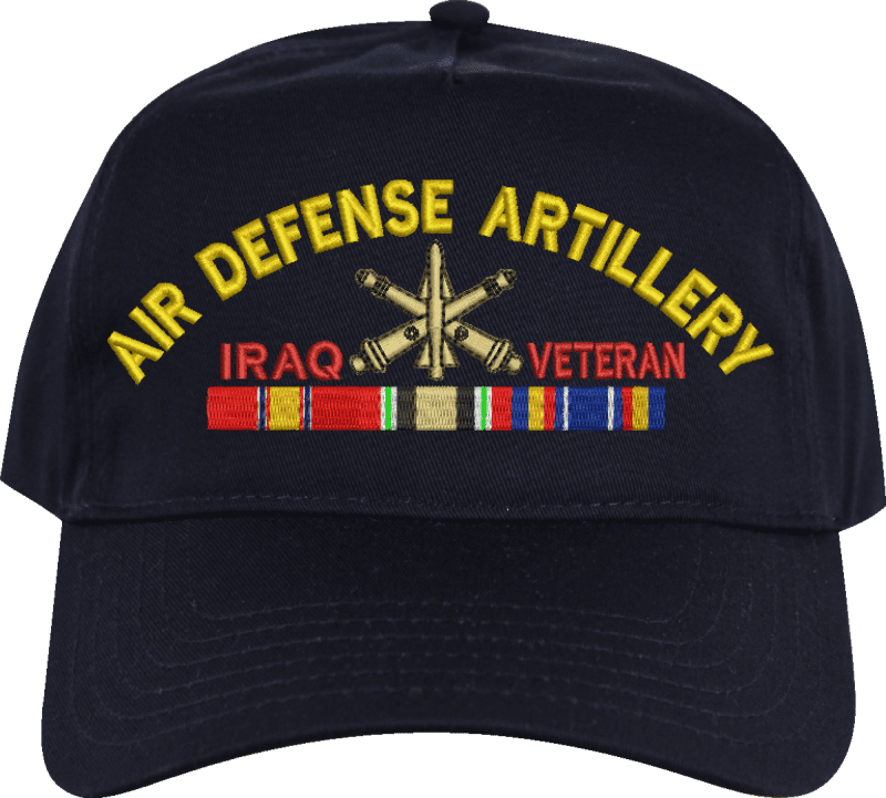 US Army Air Defense Artillery Iraq Veteran Embroidered Cap - US Army ...