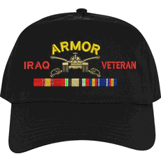 US Army Infantry Iraq Veteran Embroidered Cap - US Army Branch Iraq ...