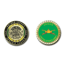 US Army Branch Vietnam Service Challenge Coins , Military Gifts and ...