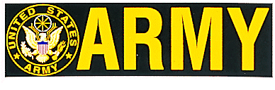 US Army Bumper Sticker - US Army Bumper Stickers - PriorService.com