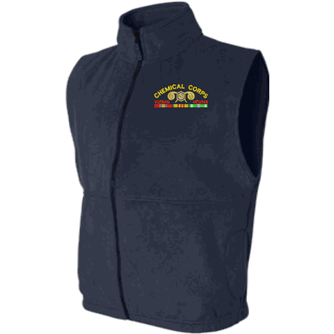 US Army Chemical Corps Vietnam Veteran Fleece Vest - US Army Branch ...
