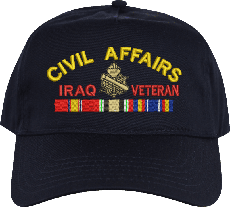 US Army Civil Affairs Iraq Veteran Embroidered Cap - US Army Branch ...