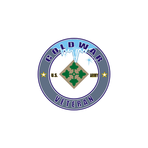 US Army Cold War 4th Infantry Division Veteran Decal - Cold War Veteran ...