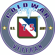 US Army Cold War 75th Division Veteran Decal - Cold War Veteran US Army ...