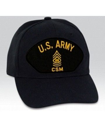 US Army Command Sergeant Major Cap - New Ball Caps - PriorService.com