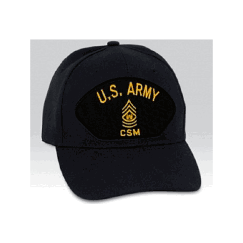 US Army Command Sergeant Major Cap - New Ball Caps - PriorService.com