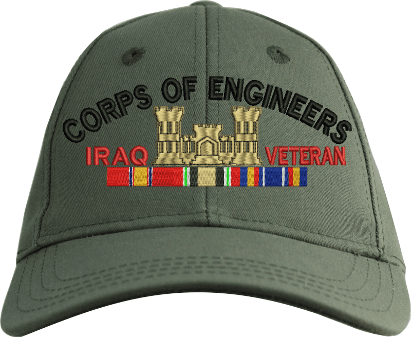 US Army Corps of Engineers Iraq Veteran Embroidered Cap - US Army ...