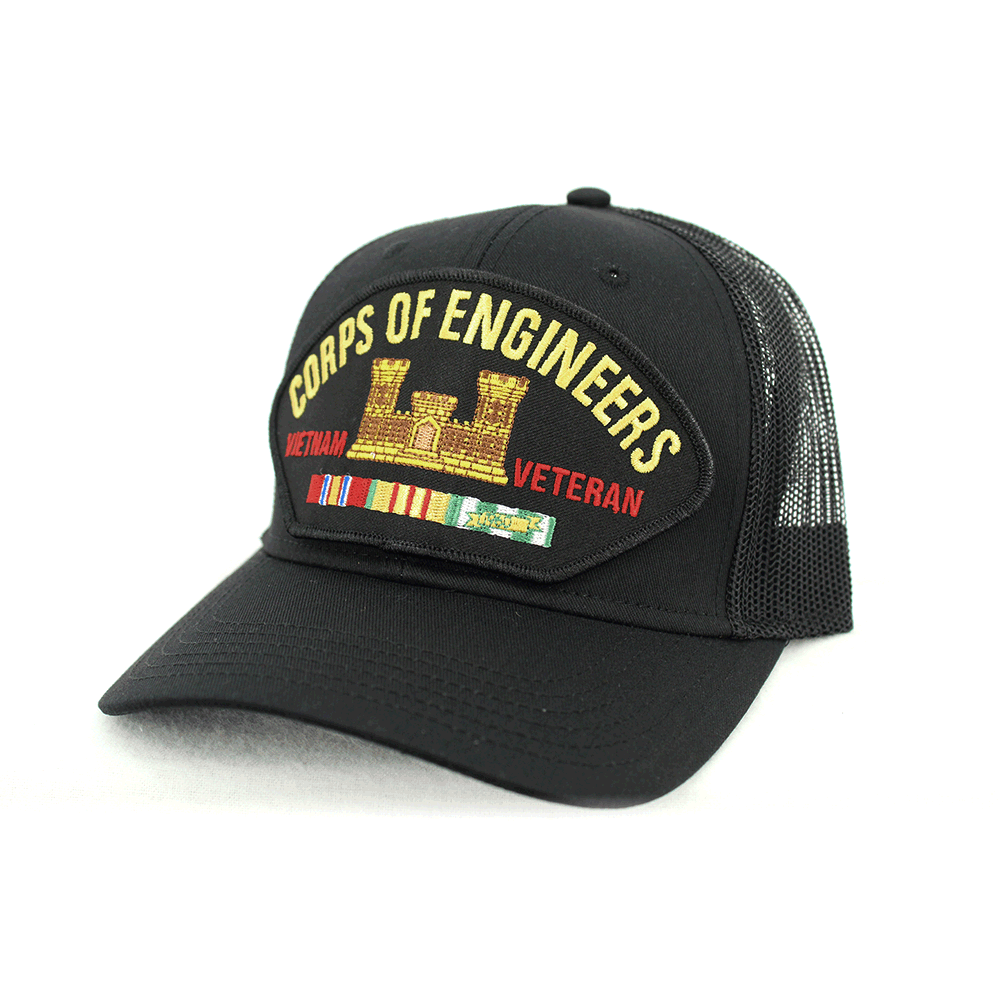 US Army Corps Of Engineers Vietnam Veteran Mesh Cap - US Army Branch of ...
