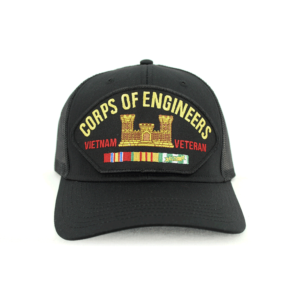 US Army Corps Of Engineers Vietnam Veteran Mesh Cap - US Army Branch of ...
