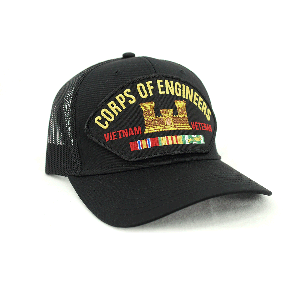 US Army Corps Of Engineers Vietnam Veteran Mesh Cap - US Army Branch of ...