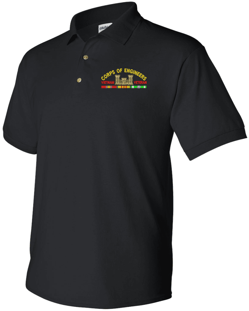 US Army Corps of Engineers Vietnam Veteran Polo - US Army Branch ...
