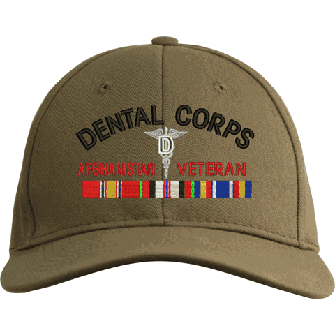US Army Dental Corps Afghanistan Veteran Embroidered Cap - US Army ...