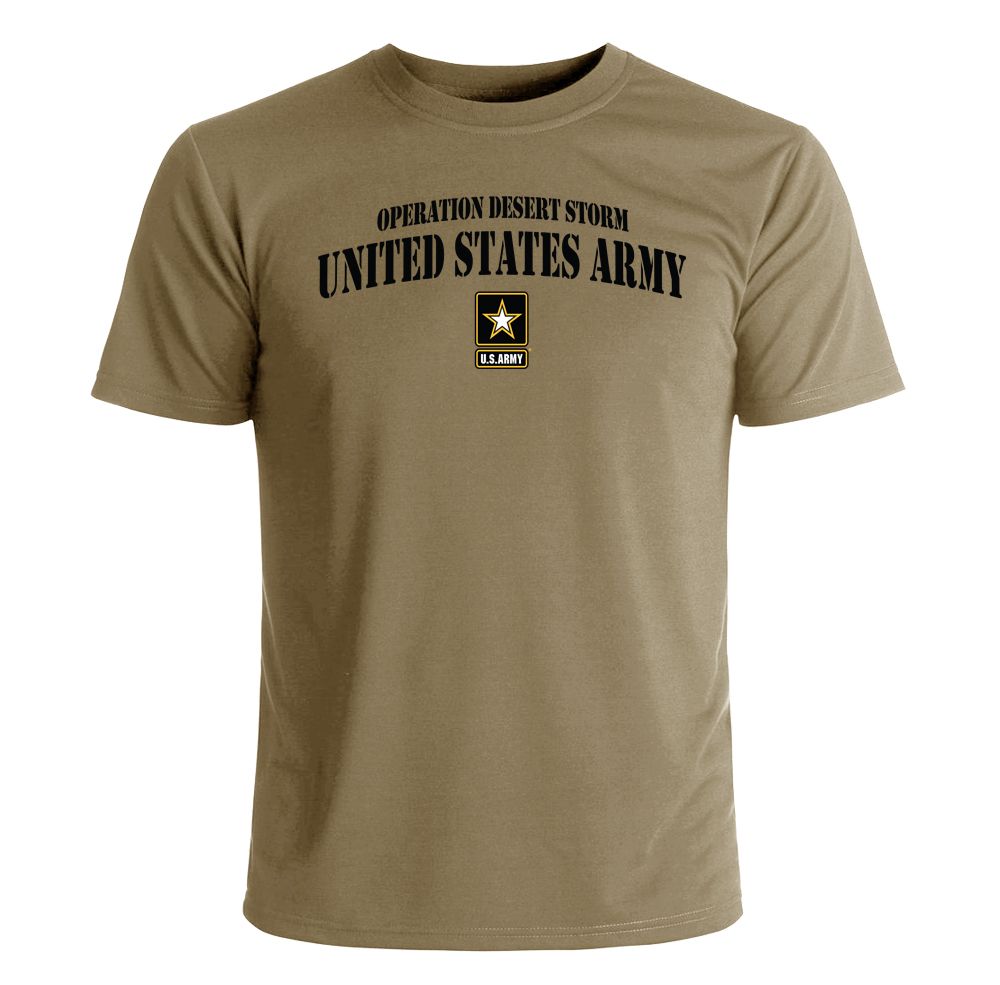 US Army Desert Storm Tan T-Shirt - Desert Storm T-Shirts - PriorService.com