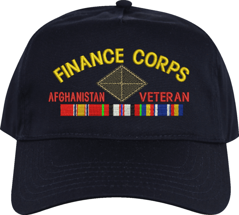 US Army Finance Corps Afghanistan Veteran Embroidered Cap - US Army ...