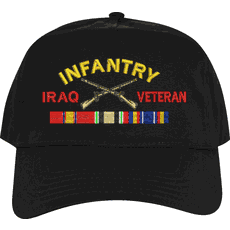 US Army Field Artillery Iraq Veteran Embroidered Cap - US Army Branch ...