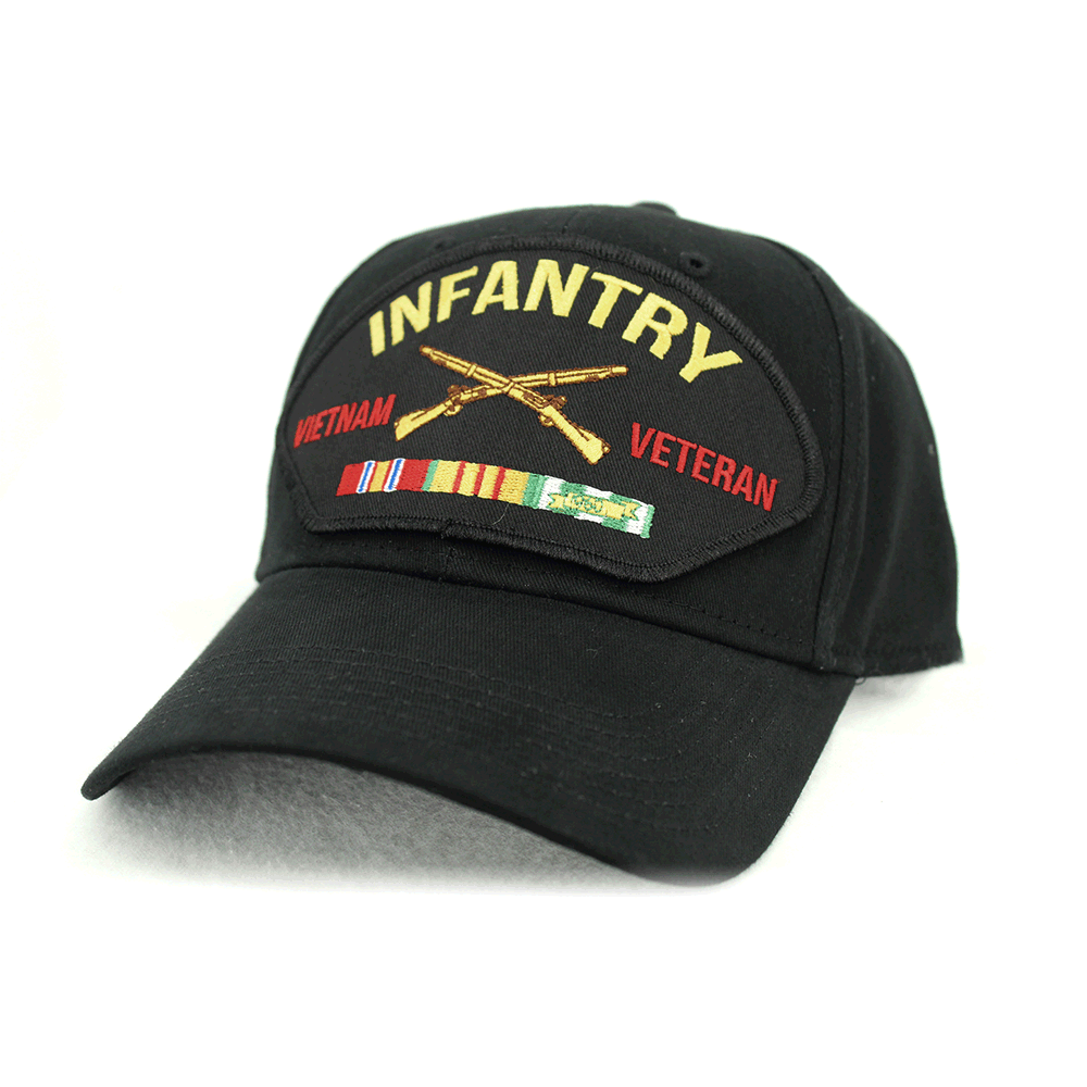US Army Infantry Vietnam Veteran Ball Cap - US Army Branch of Service ...