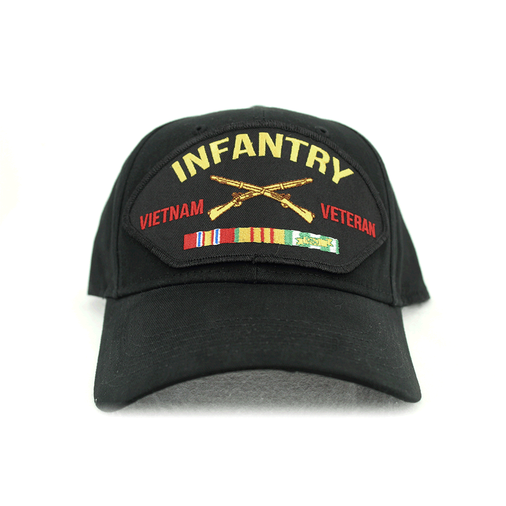 US Army Infantry Vietnam Veteran Ball Cap - US Army Branch of Service ...