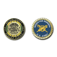 US Army Branch Vietnam Service Challenge Coins , Military Gifts and ...