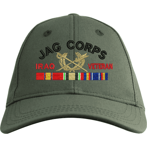 US Army Judge Advocate General's Corps Iraq Veteran Embroidered Cap ...