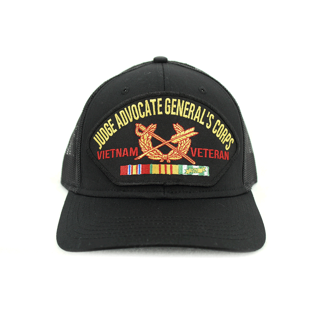 US Army Judge Advocate Generals Corps Vietnam Veteran Mesh Cap - US ...