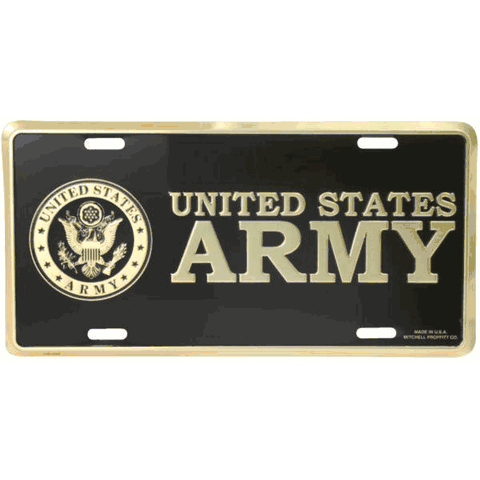 US Army License Plate - US Army License Plates - PriorService.com